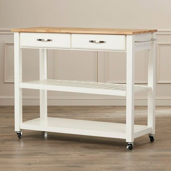 Meja Dorong Kayu Minimalis Rickie | Rumah Mebel