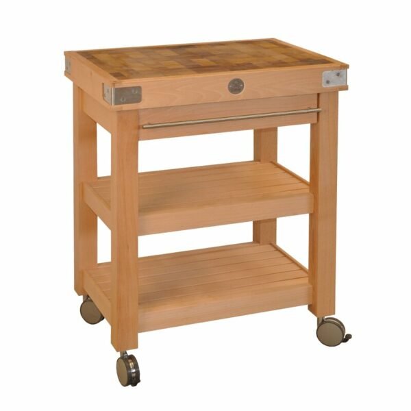 Meja Dorong Jati Minimalis Island | Rumah Mebel