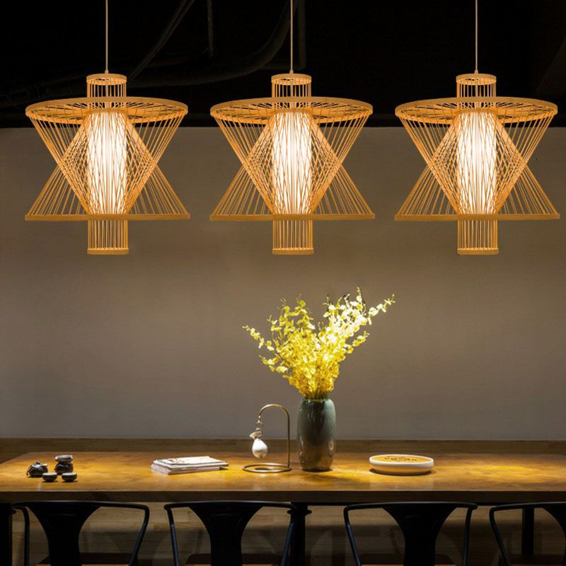 10 Ide Lampu Hias Dari Bambu Model Gantung Rumah Mebel